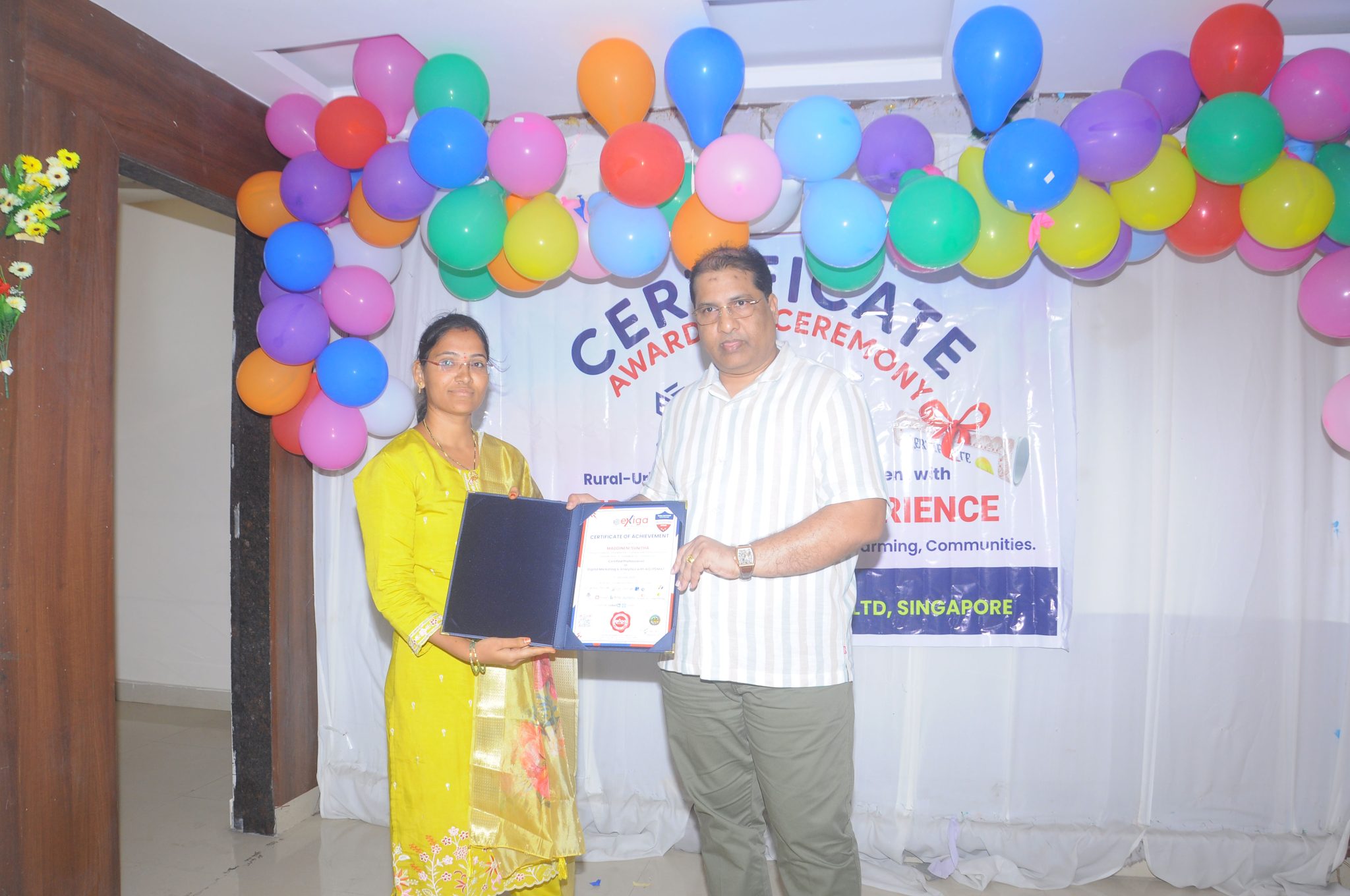 Certificates Ceremony 5th Aug 2025 - Exiga Software Solutions Pte. Ltd.